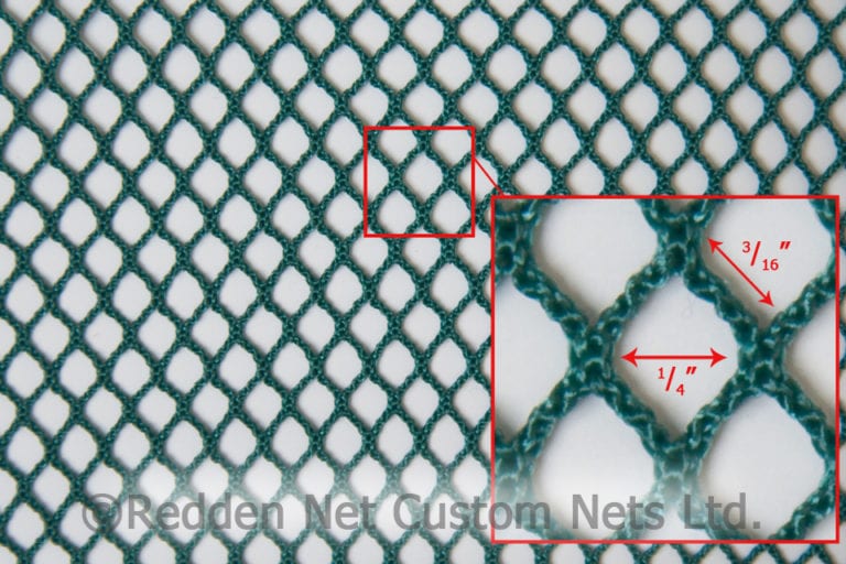 No. 810-green-knotless-nylon | Redden Net Custom Nets